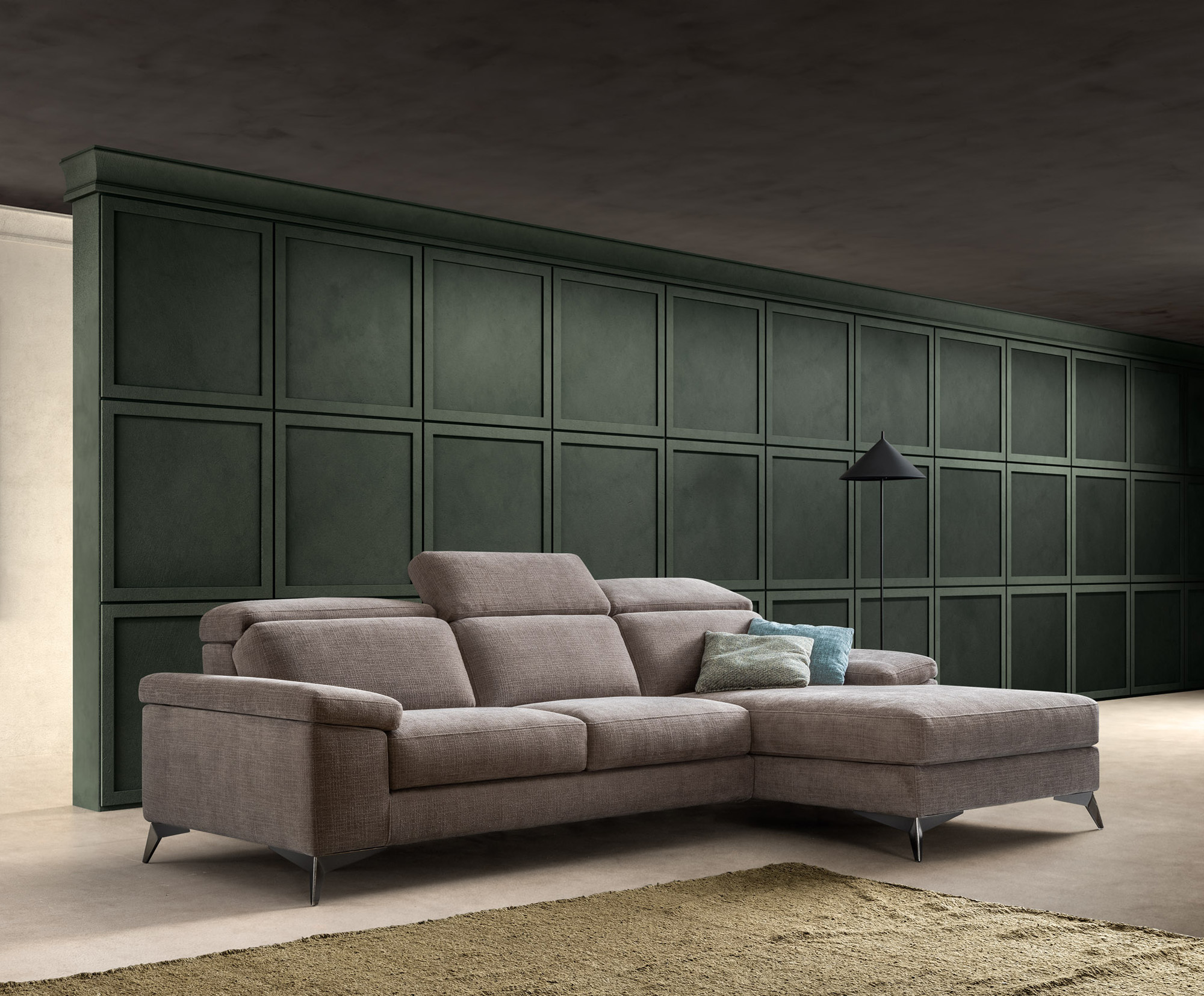 Divano Samoa con Seduta Estraibile - Space Action- Mobili Prestige